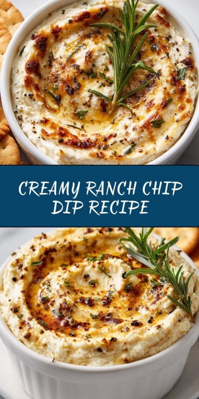 Homemade Ranch Chip Dip Recipe - Creamy & Tangy Party Dip
