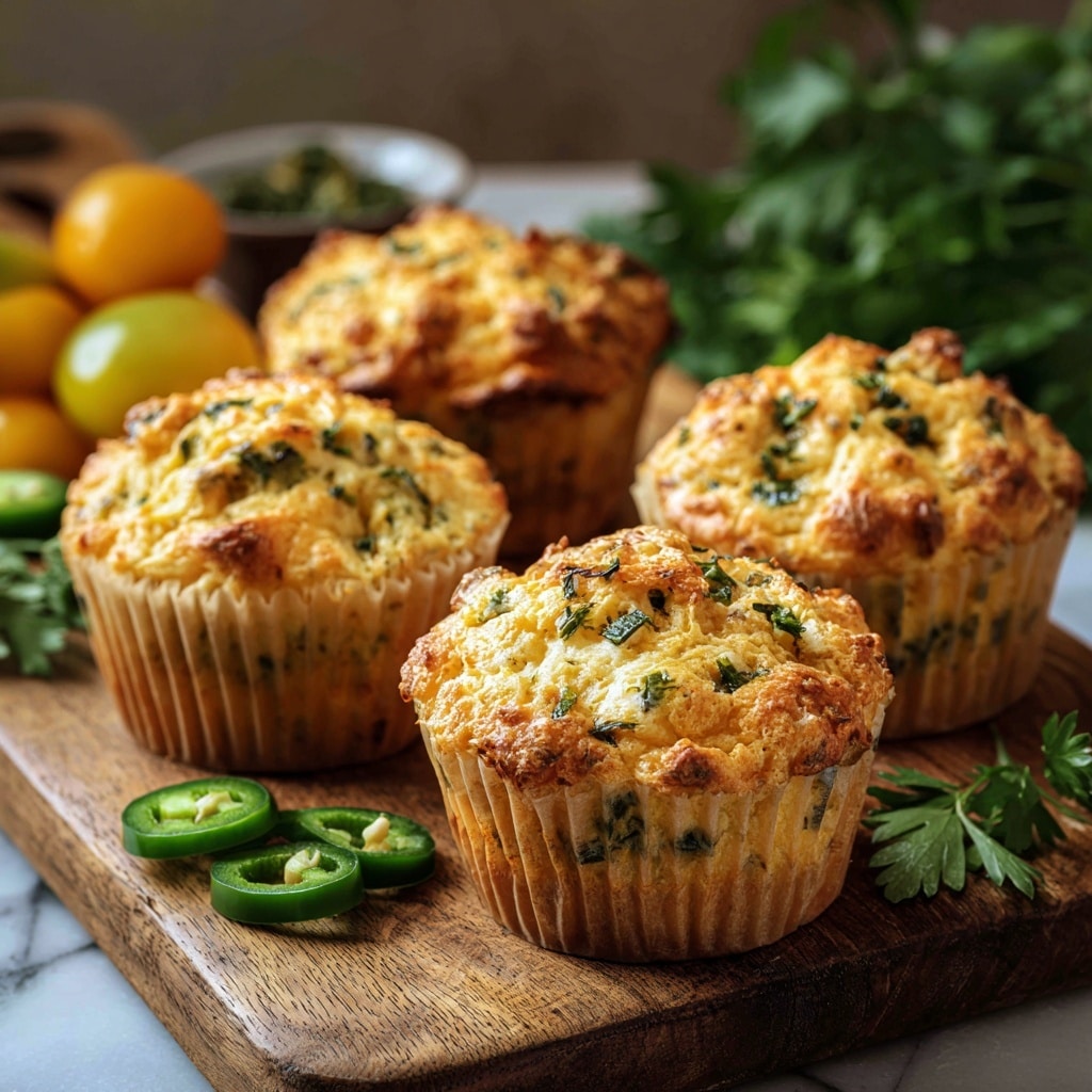Jalapeño Cornbread Muffins with Cream Cheese Filling - Irresistible & Spicy
