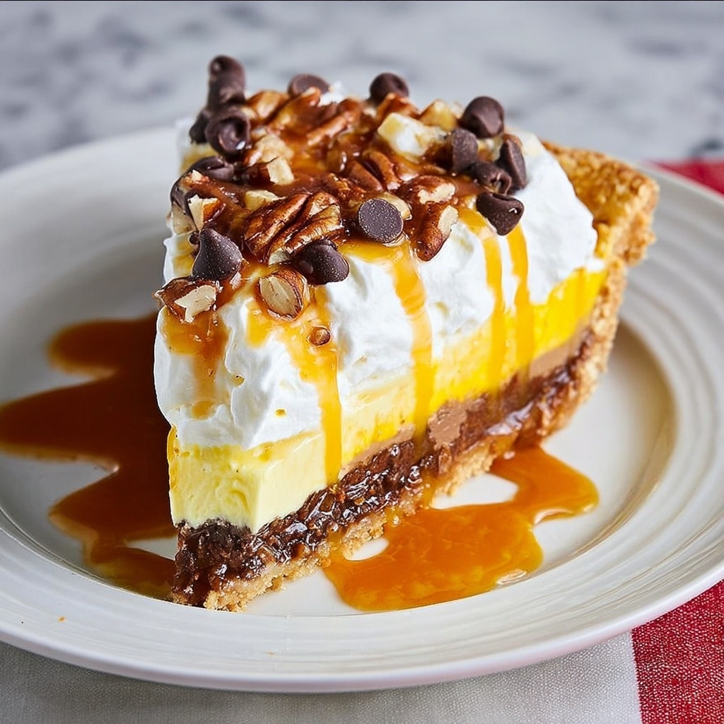 Turtle Cheesecake Pie: Decadent Caramel & Chocolate Delight