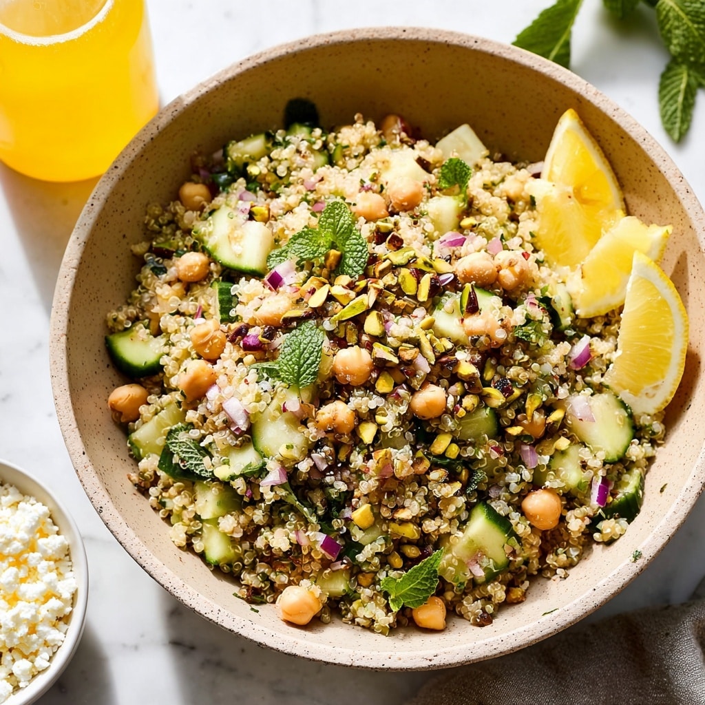 Jennifer Aniston Salad: Healthy Mediterranean Quinoa Delight