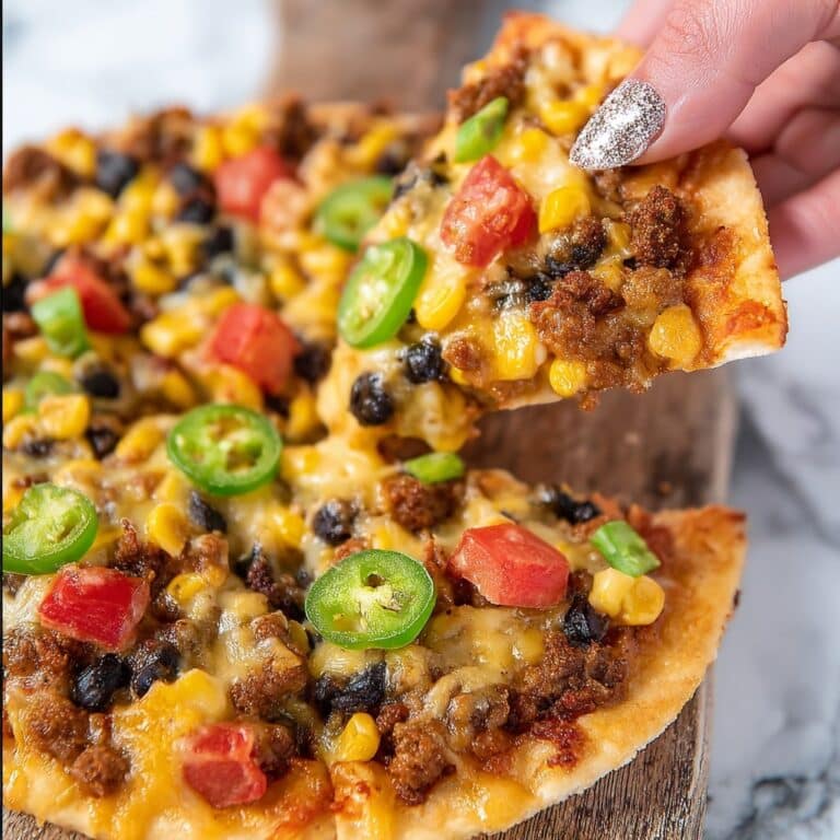 Pull-Apart Mexican Pizza: Delicious Taco-Inspired Feast