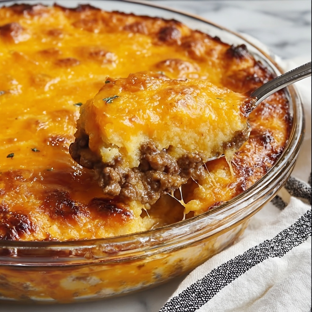 Cheddar Bay Ground Beef Cobbler: Irresistible Comfort Food