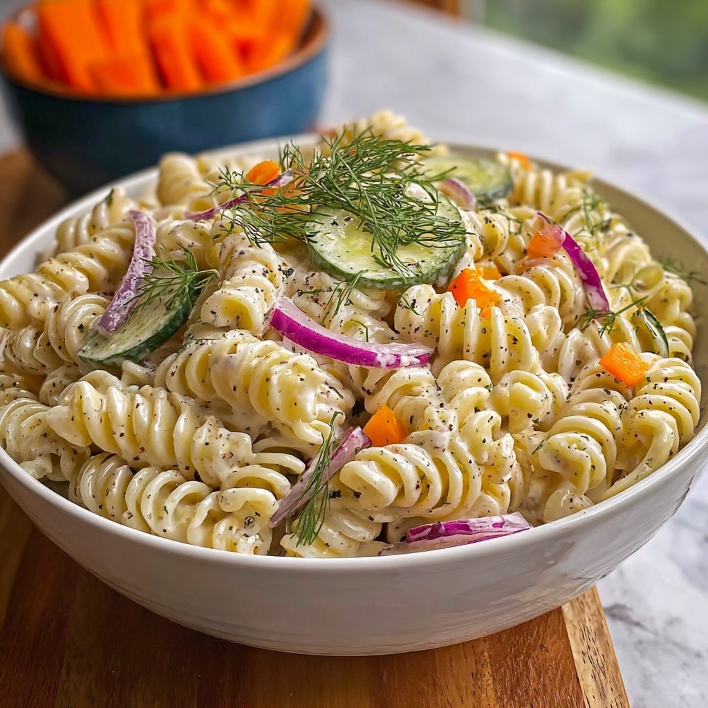 Tangy Dill Pickle Pasta Salad – Refreshing & Easy to Make