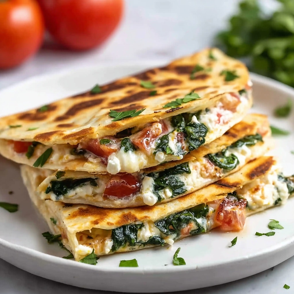 Spinach and Feta Quesadillas: Easy, Flavorful Vegetarian Wraps